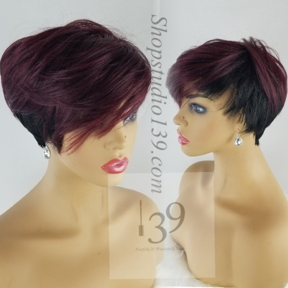 Dresses | Sexy Custom Colored Human Hair Pixie Wig | Poshmark
